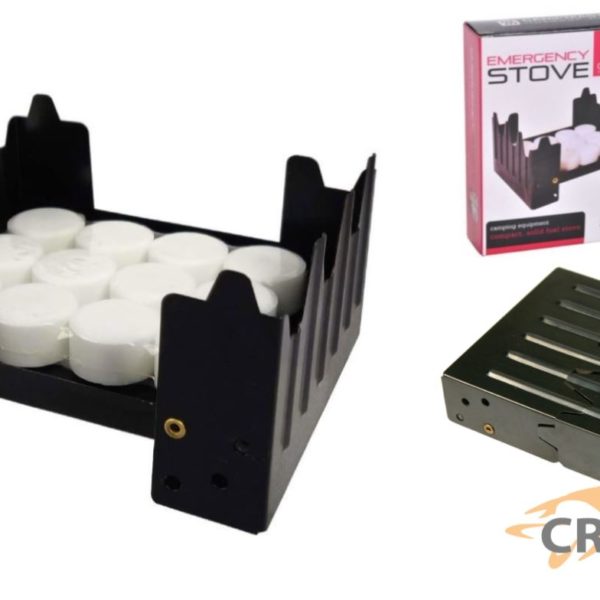 Emergency Folding Stove With Set of 24 Fuel Tablets